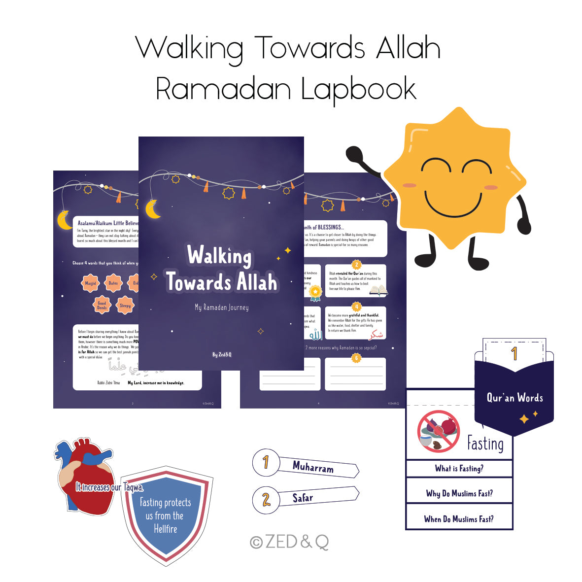 Walking Towards Allah Ramadan Lapbbok – Zed&Q