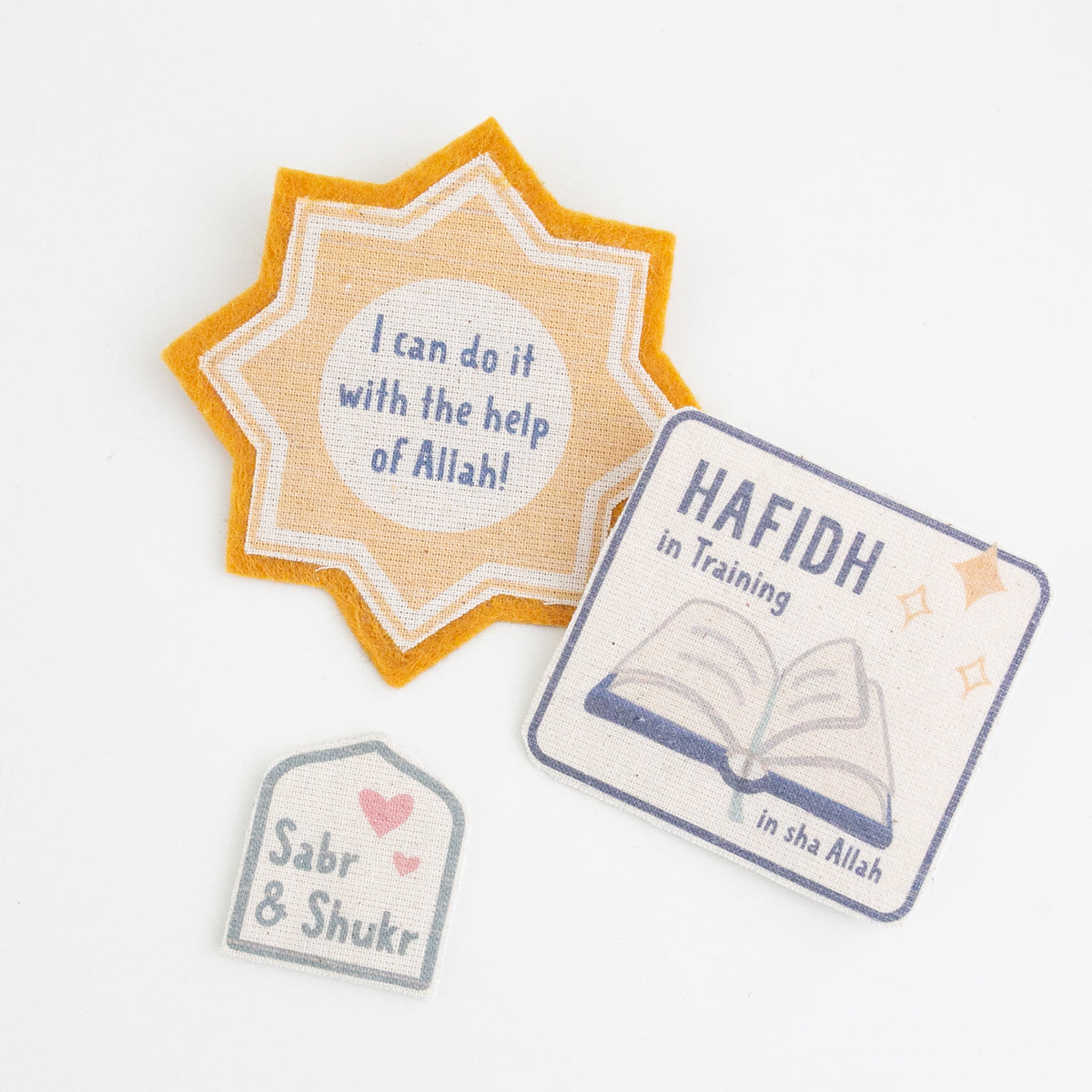 Islamic Fabric Badges – Zed&Q